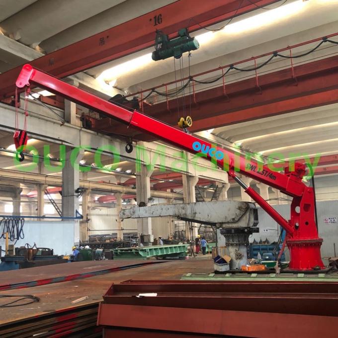 1.5t Slewing Jib Hydraulic CCS Telescopic Boom Crane