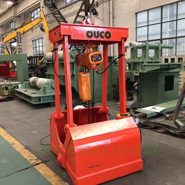 High Wear Steel Electric Hoist Bulk Cargo Grabs Manual Pull