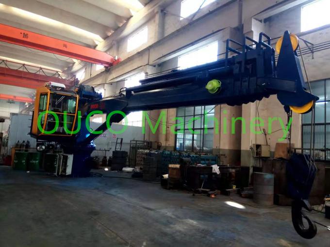 1T Hydraulic Ship Slewing Jib Telescopic Boom Crane