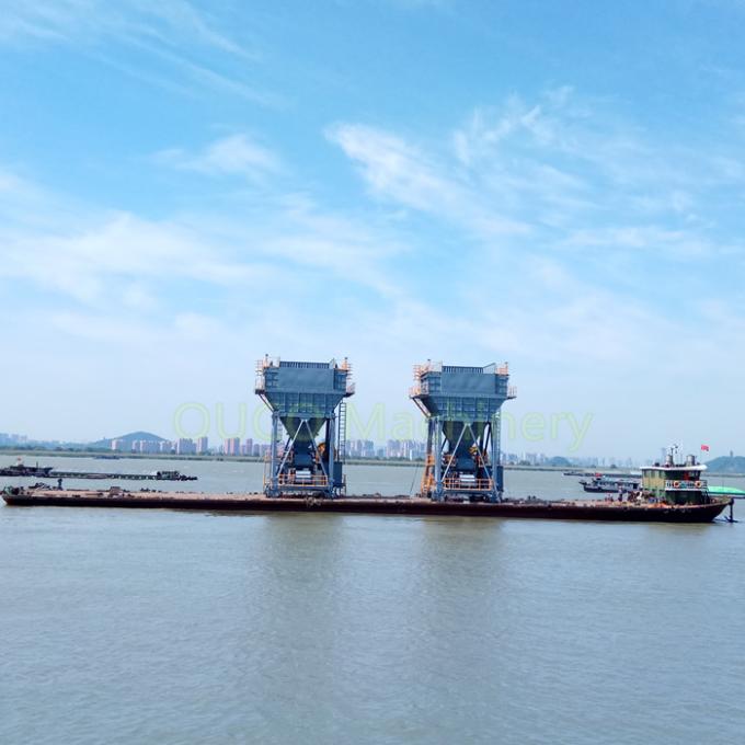 OUCO 40CBM Clinker Discharging Mobile Port Eco Hopper