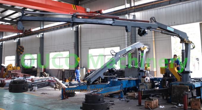 8m Folding 0.6t Remote Control Ship Deck Cranes