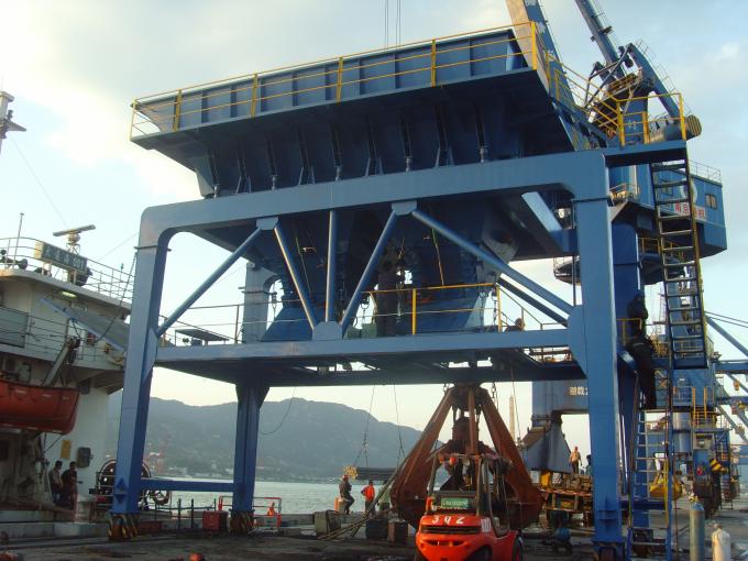 Regular Rail Move 750TPH Capacity Rail Mounted Port Hopper