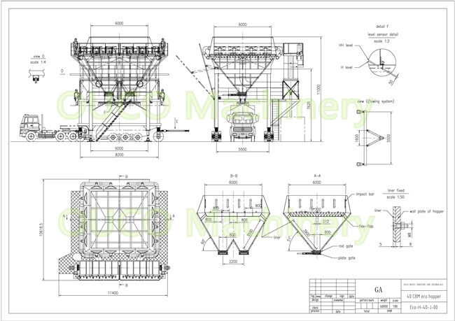 Bag Filter Dust Control Port Hopper For Bulk Material Discharging