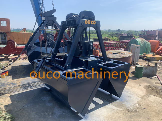 27cbm Clamshell Mechanical Grab Bucket HARDOX 500 Material Grab