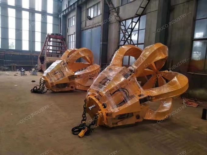 Electro Hydraulic Cactus Grab Bucket High Capacity For Irregular Bulk ...