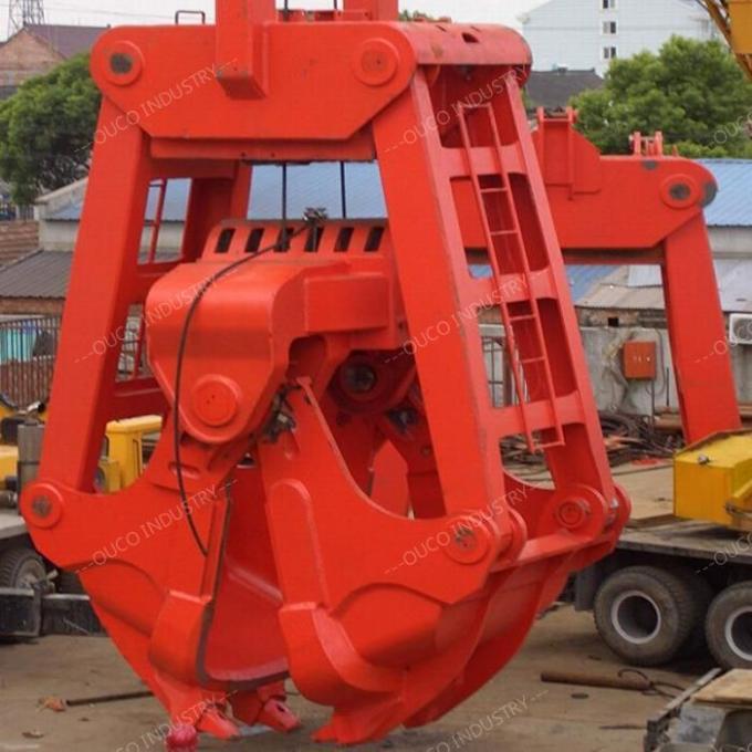 Dredging Clamshell Mechanical Grab Bucket 2peels Hydraulic Digging