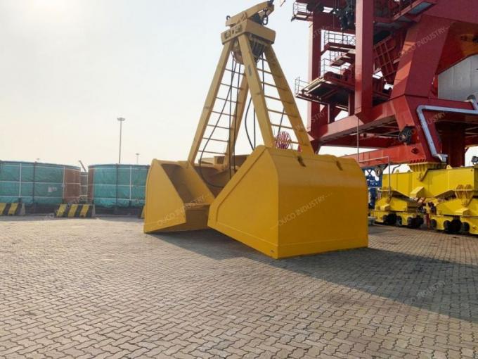 High Capacity Mechanical Grab Bucket, 22 Cubic Meter Four Rope Grab
