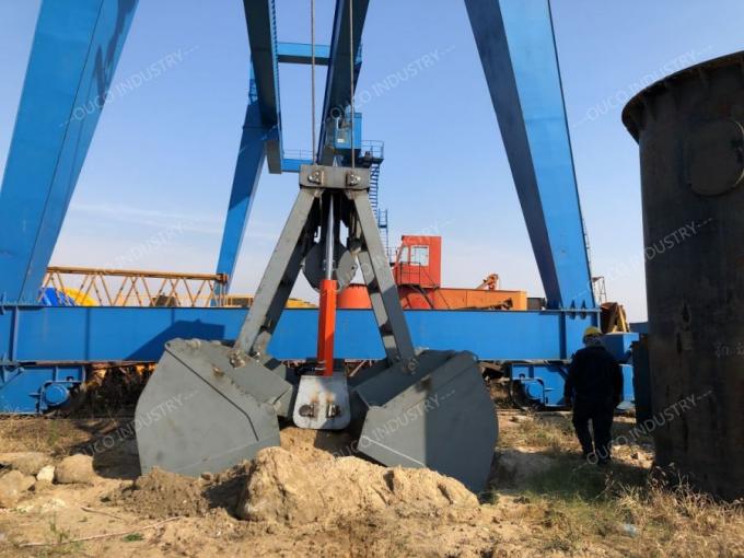 15 CBM Wireless Radio Remote Control clamsheel Grab Bucket Q345