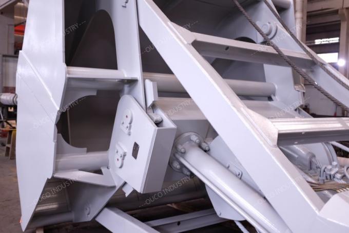 4 CBM Wireless Radio Remote Control Grab Dual Scoop Deck Crane