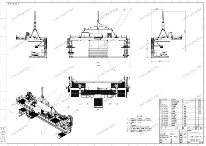 Single Blade Lifting Beam Spreader Wind Turbine For Turbine Blade ...