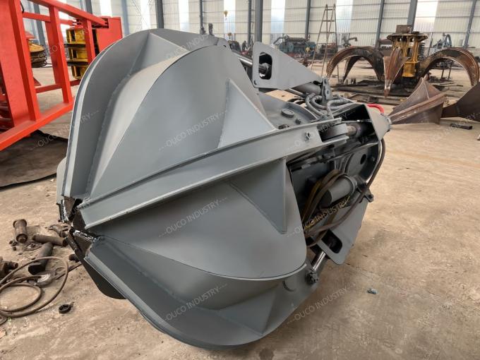 Orange Peel Type Hydraulic Grab Bucket Robust Structure Q355 material
