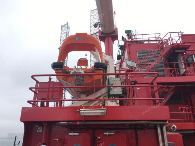 Advanced Marine Rescue Boat Davit System A Frame