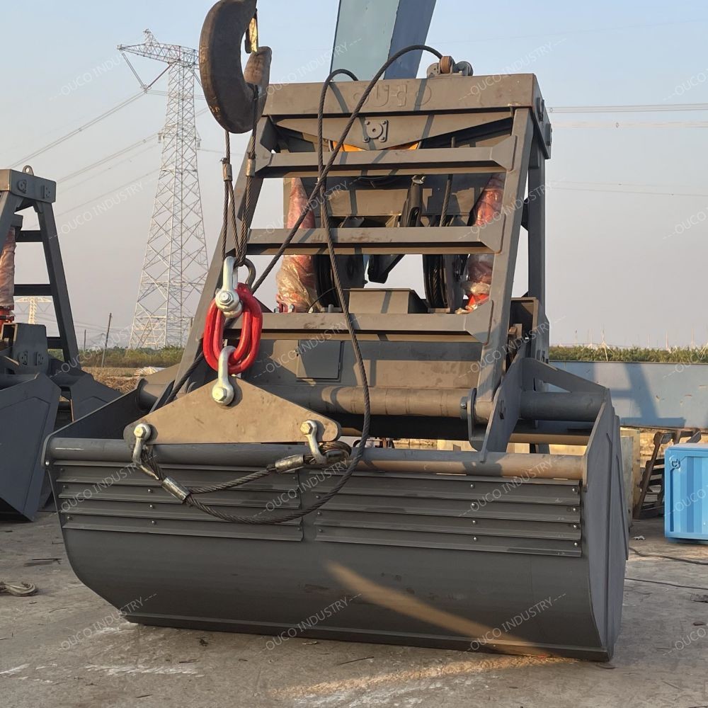 12 Cubic Meters Wireless Grabber Bucket, Grab Bucket Drawing for Free
